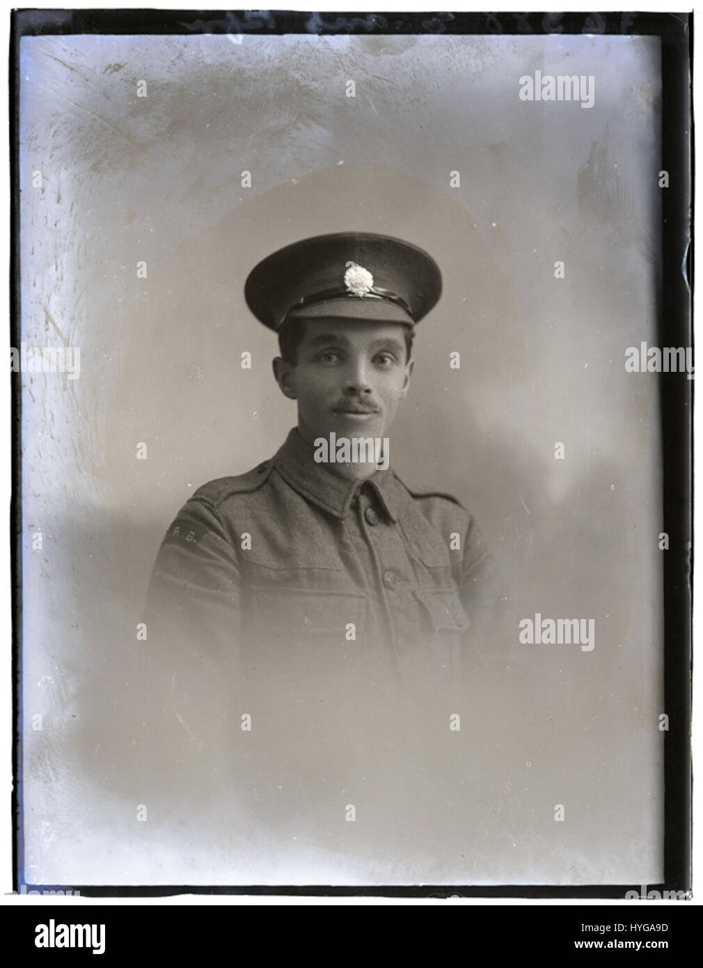 This photograph captures Rifleman Evans on January 4, 1916, likely ...