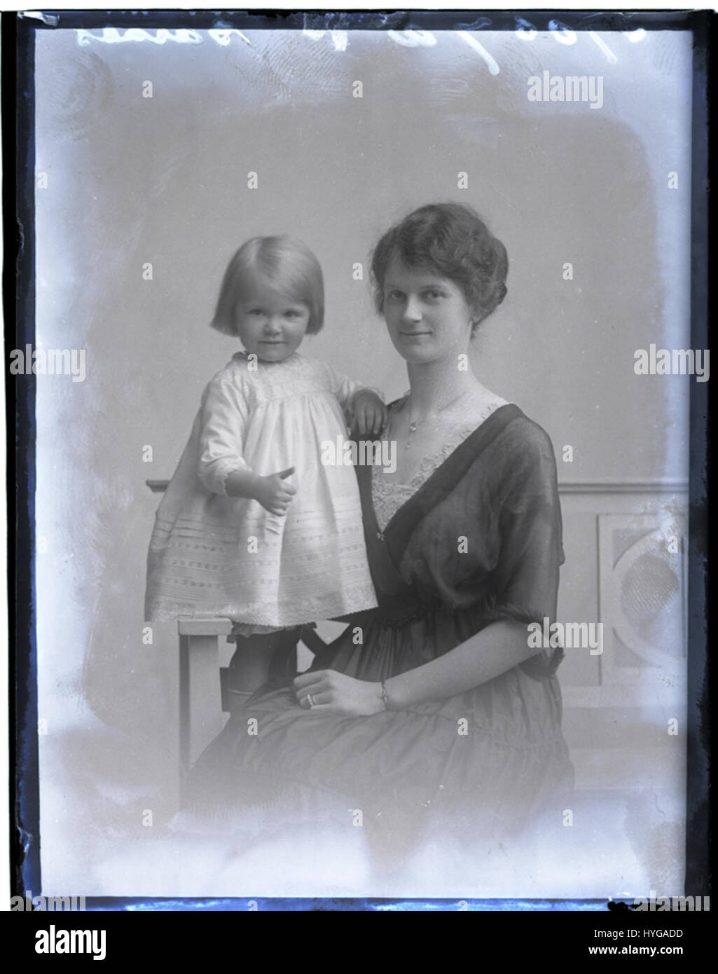 This photograph, dated May 2, 1917, captures Mrs. Barnes with her ...