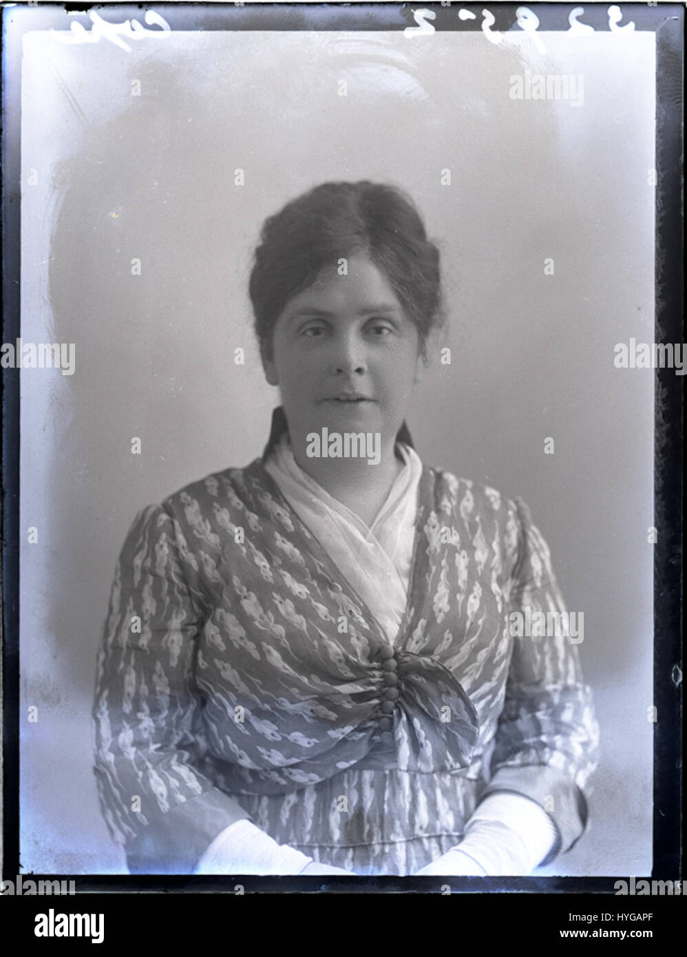 A 1915 portrait photograph of Mrs. Cope, showcasing early 20th-century ...