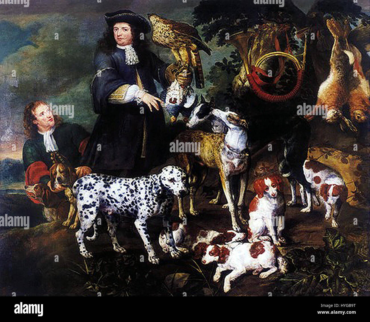Jan Fyt’s 'The Hunting Party' from the 1640s portrays a group of ...