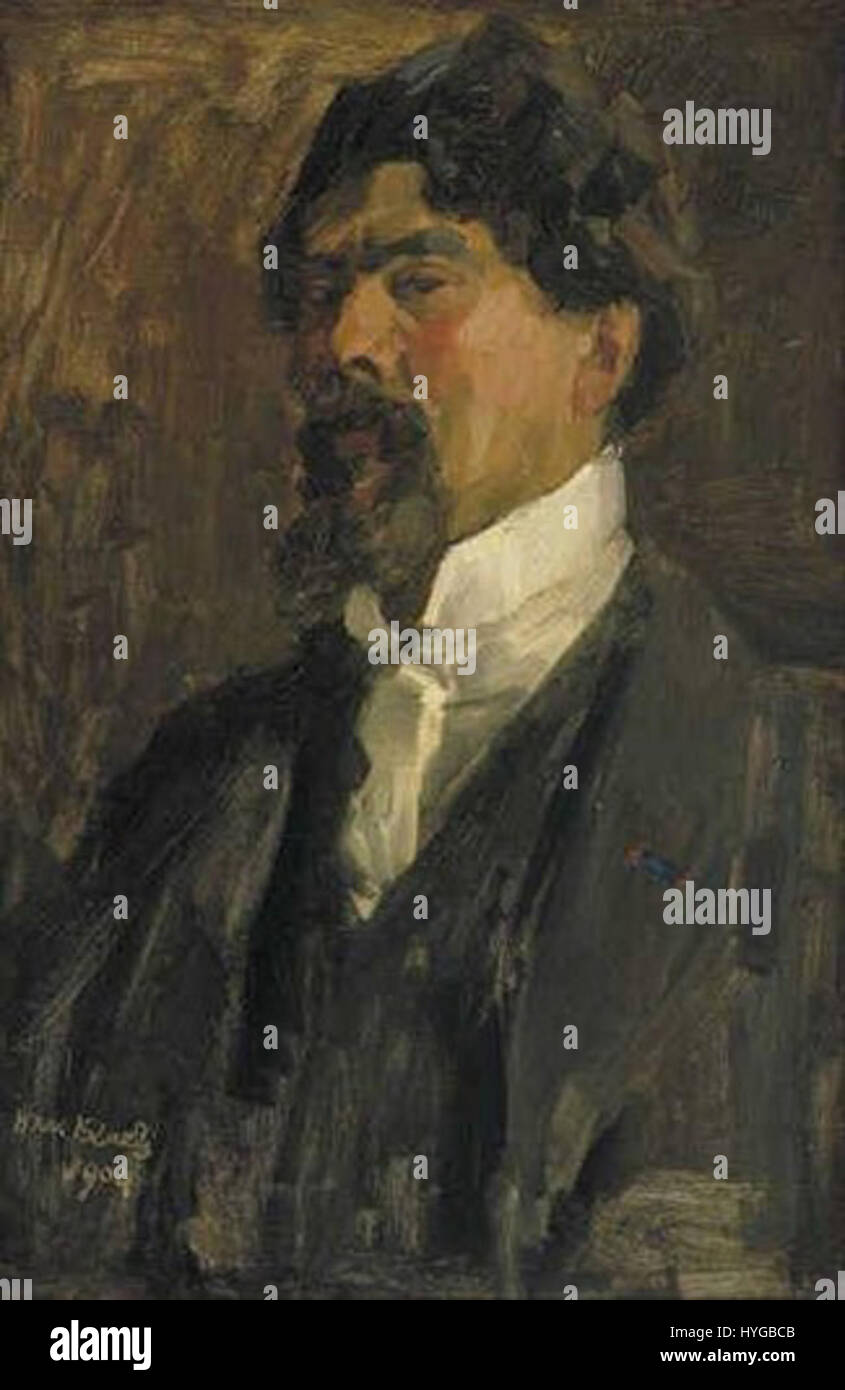 This portrait of Jan Toorop by Isaac Israels captures the Dutch artist ...