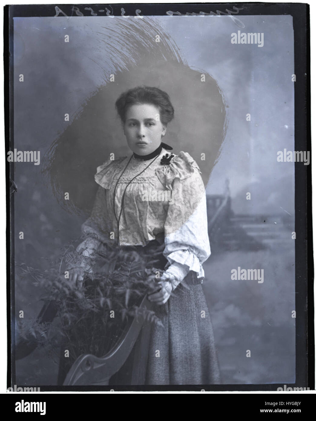 'Miss Grimes' is a portrait that captures a woman from the 19th century ...