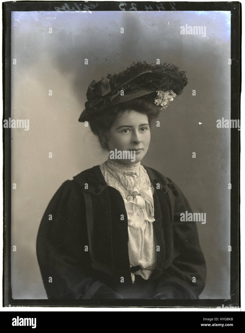 This photograph titled 'Miss Gibbs, 4 Apr 1908' captures a moment in ...