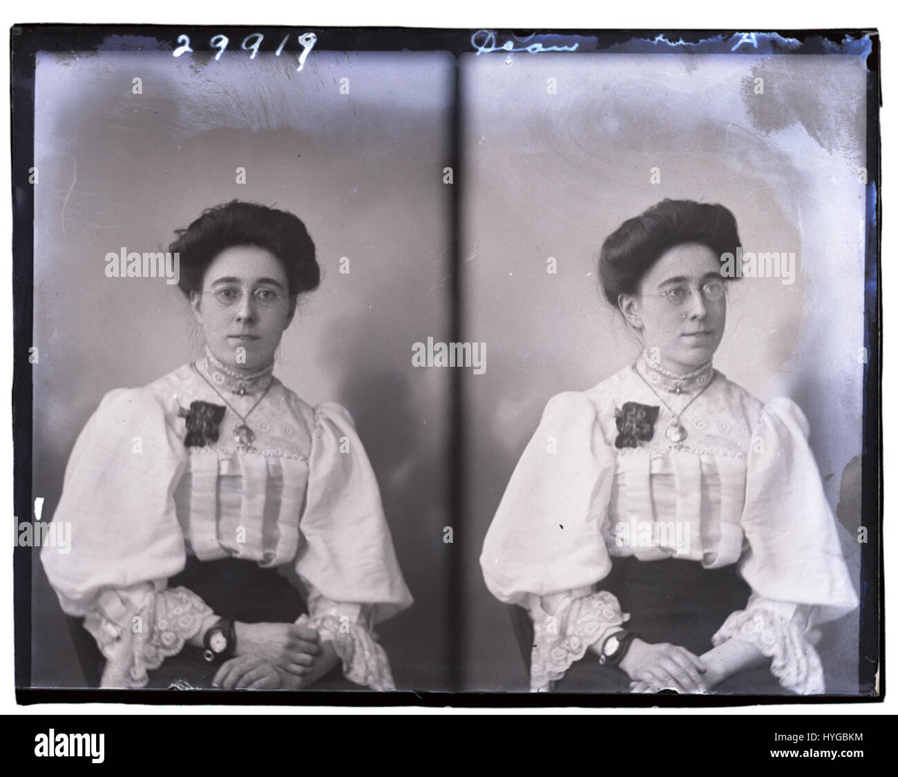 Miss L Dean, 30 Nov 1908 (17040011316 Stock Photo - Alamy