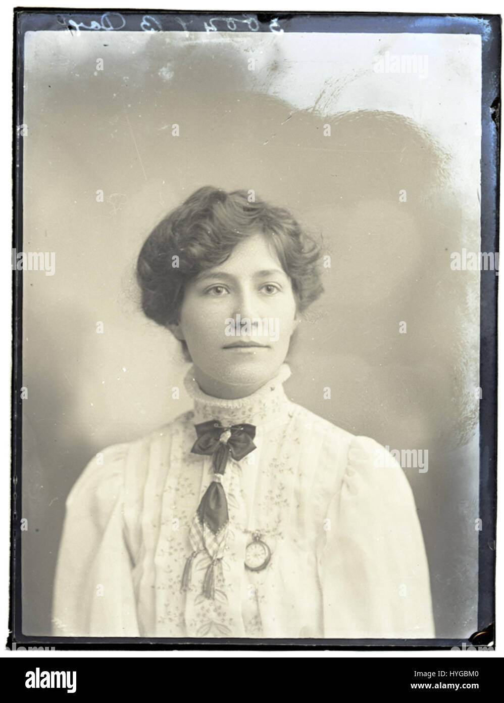 A historical portrait of Miss Day, taken on December 18, 1908 ...