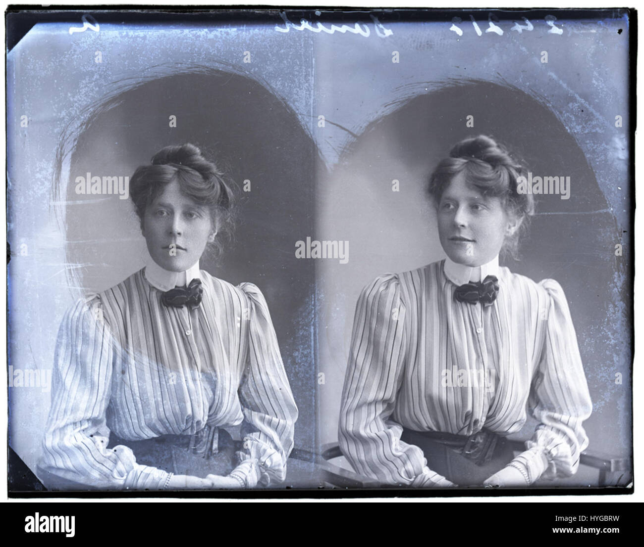 This photograph, titled 'Mrs. Daniel, 28 Nov 1907,' captures a formal ...