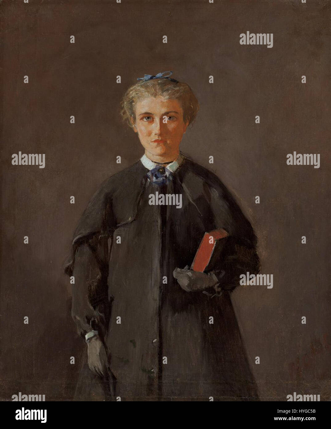 'The School Mistress' by Winslow Homer, painted around 1870, captures a ...