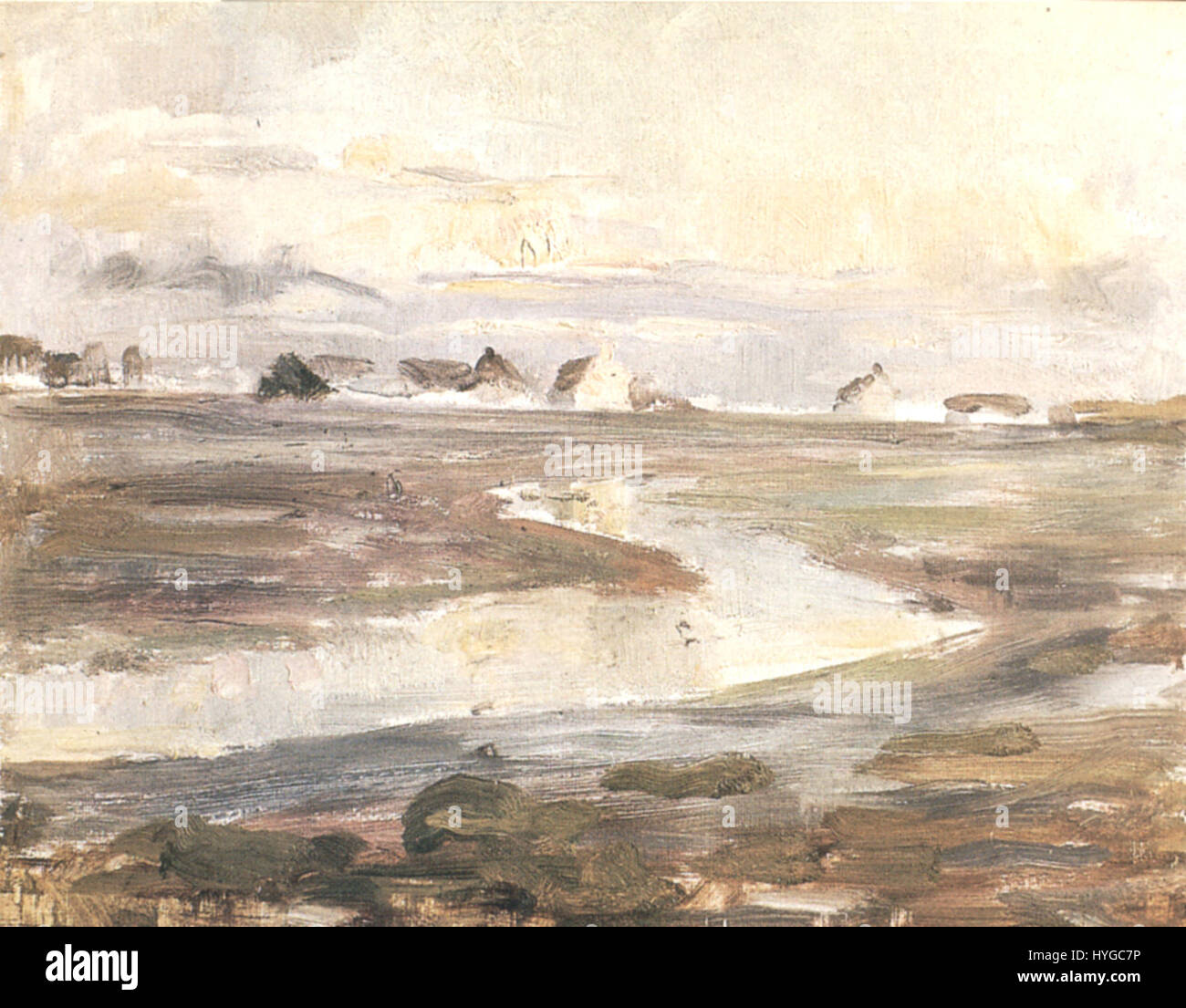 Irish village scene painting hi-res stock photography and images - Alamy