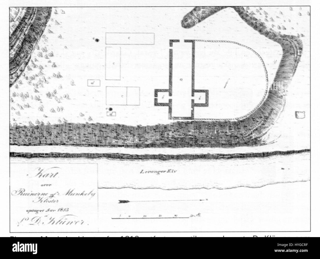 Munkeby Grundriss refers to a detailed floor plan of the Munkeby Abbey ...
