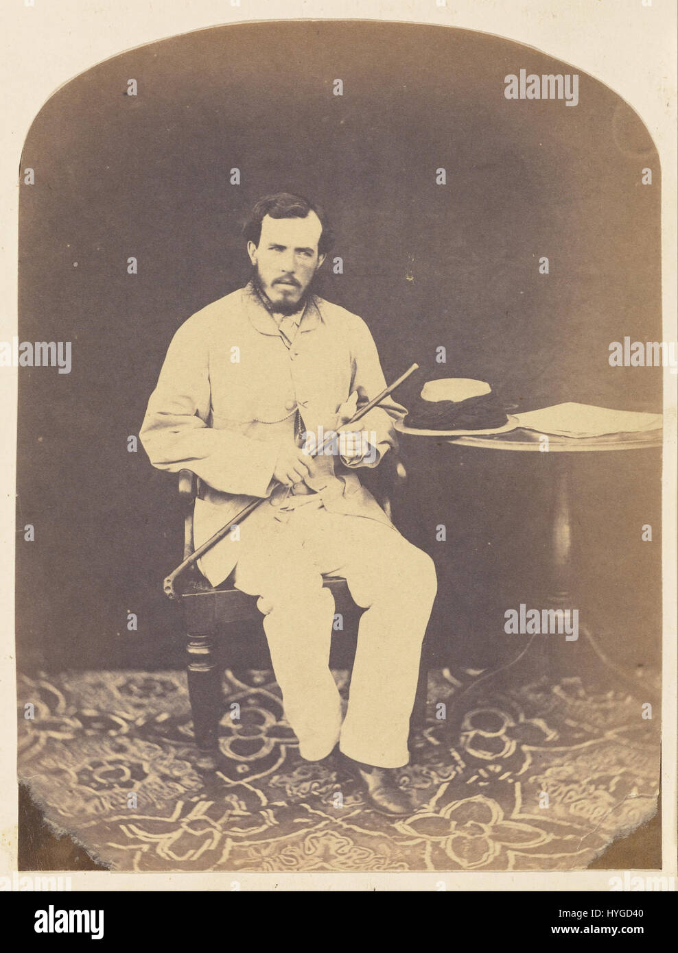 This photograph, attributed to Felice Beato, features an unidentified ...