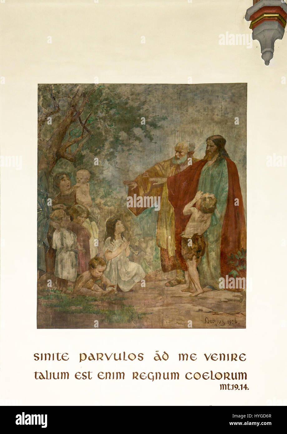 The Kirche Bissen Fresco is a religious artwork located in the Bissen ...