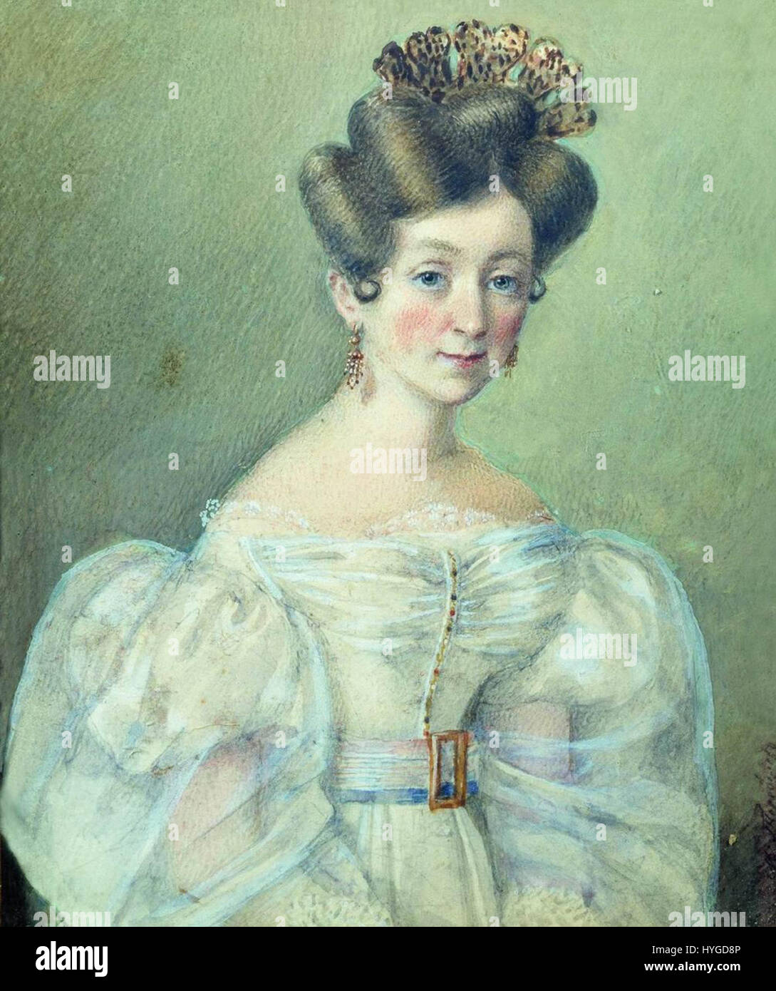 Mikhail Terebenyov’s 'Portrait of a Lady in a White Dress' is an ...