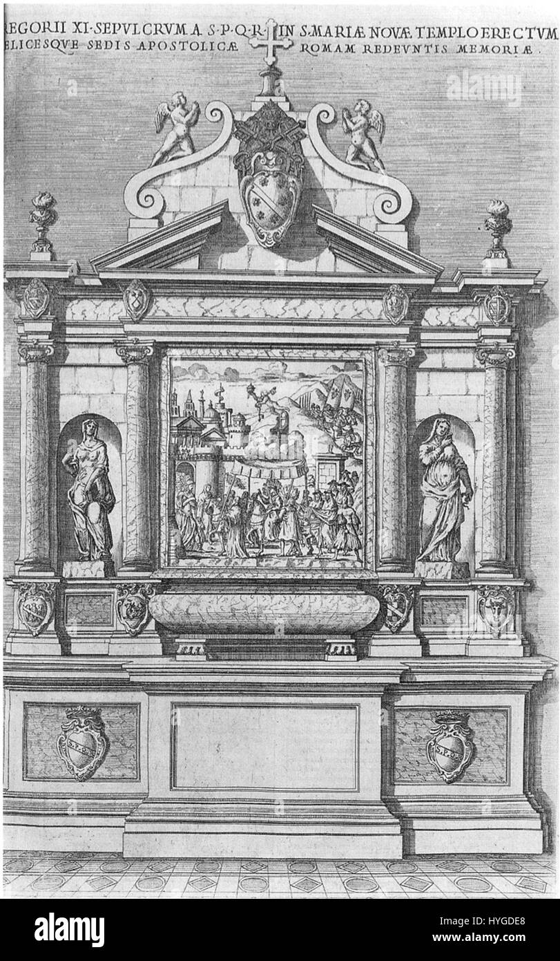 The Tomb of Pope Gregory XI is a monument marking the final resting ...