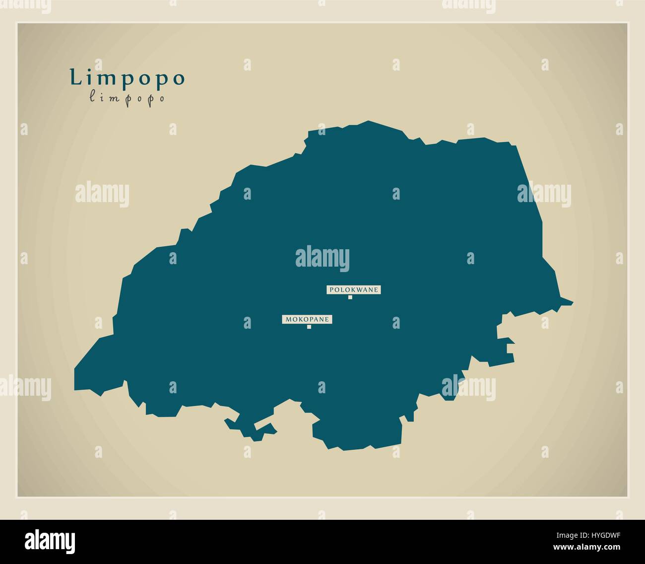 South africa map provinces hi-res stock photography and images - Alamy