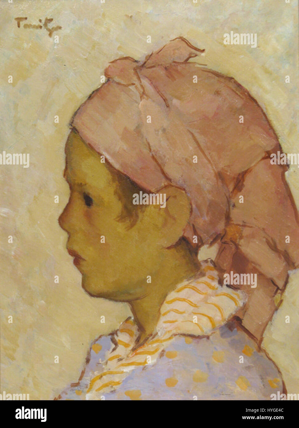 'Micuta tataroaica' by Nicolae Tonitza depicts a young girl in ...