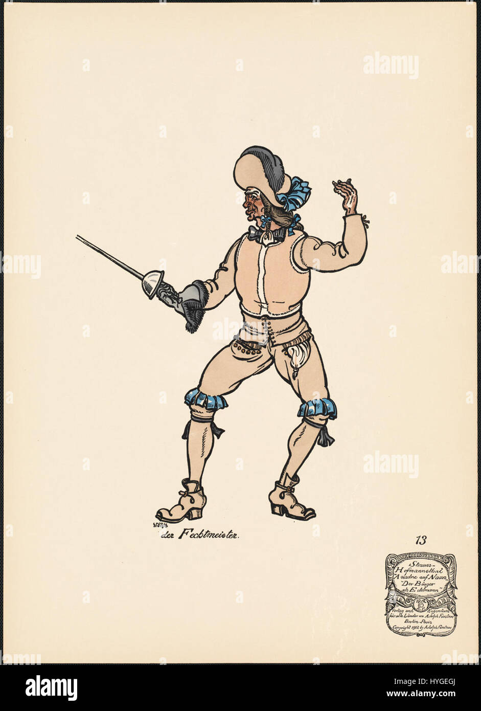 Fencing master medieval hi-res stock photography and images - Alamy