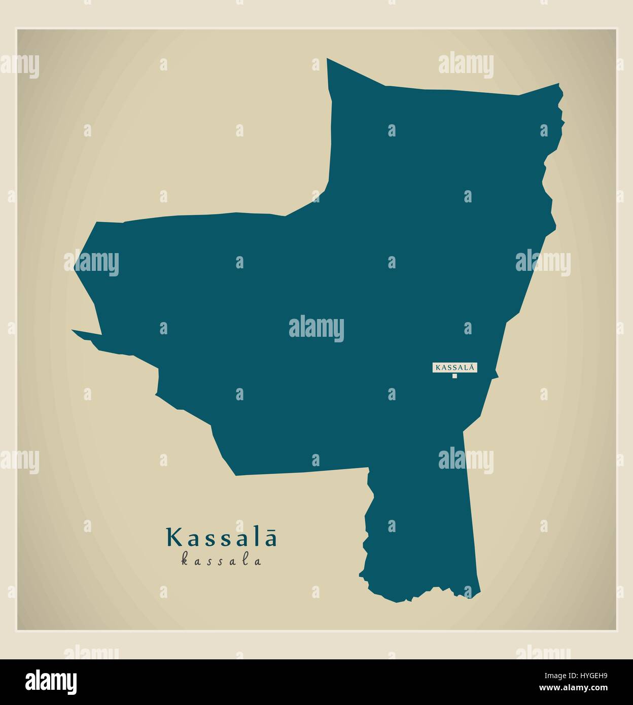 Khartoum map hi-res stock photography and images - Alamy