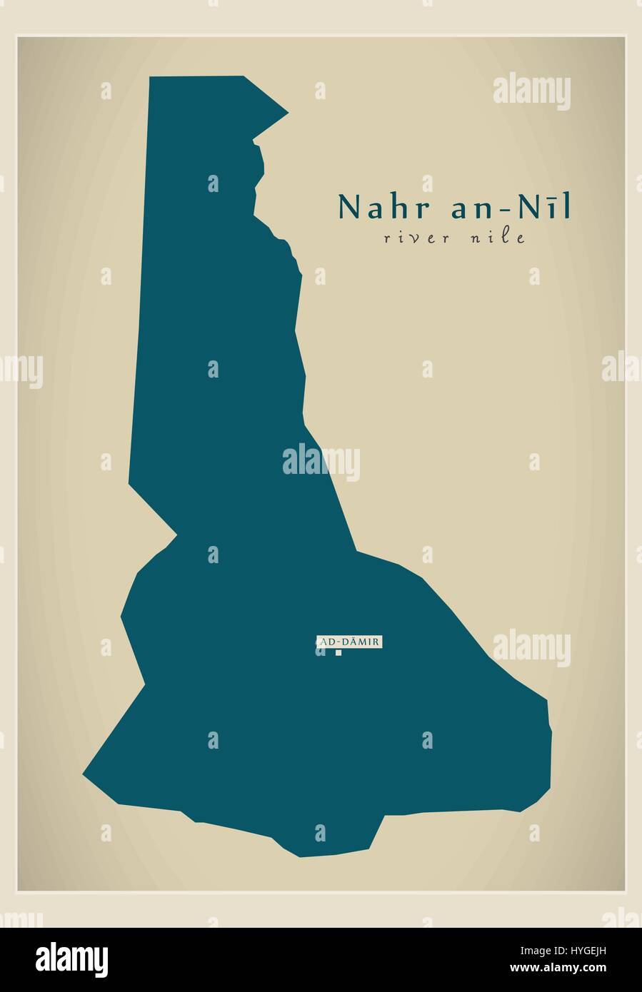 Nil map hi-res stock photography and images - Alamy