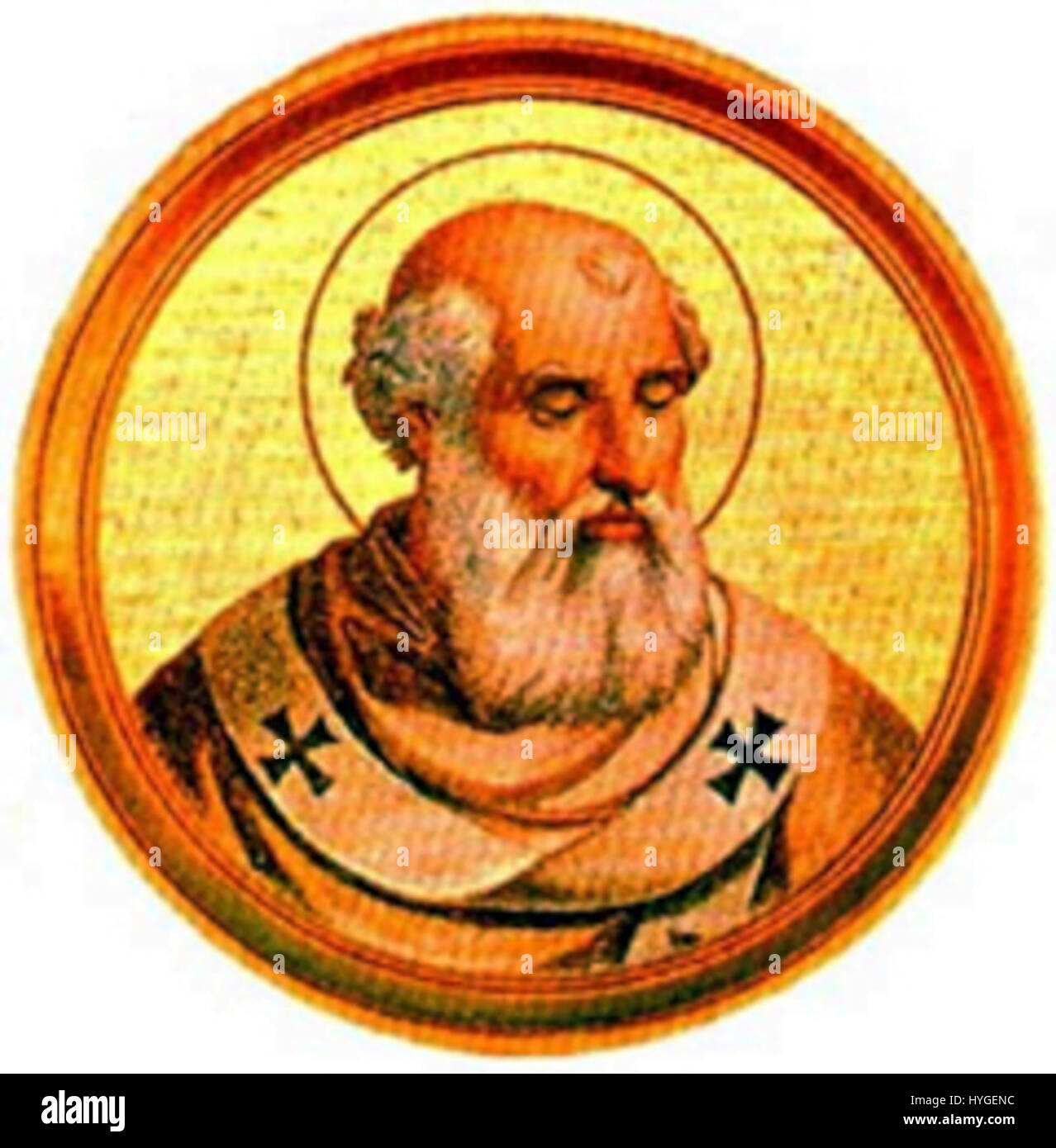 '00 Zaccaria Papa' refers to a papal portrait, likely depicting a Pope ...