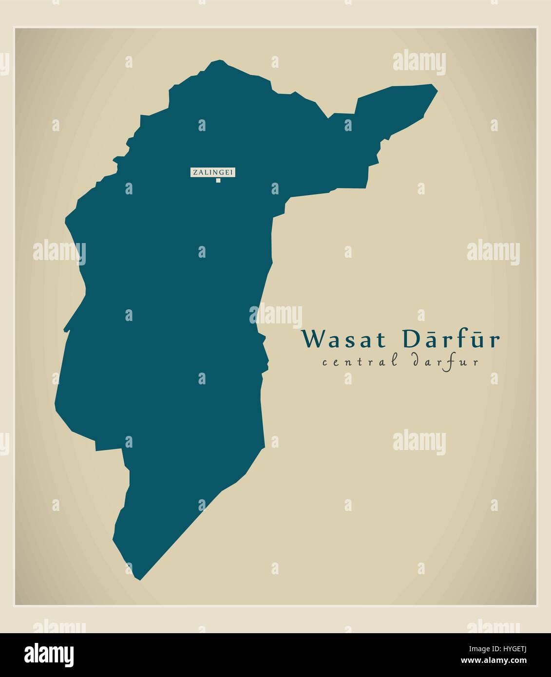 Map of darfur Stock Vector Images - Alamy