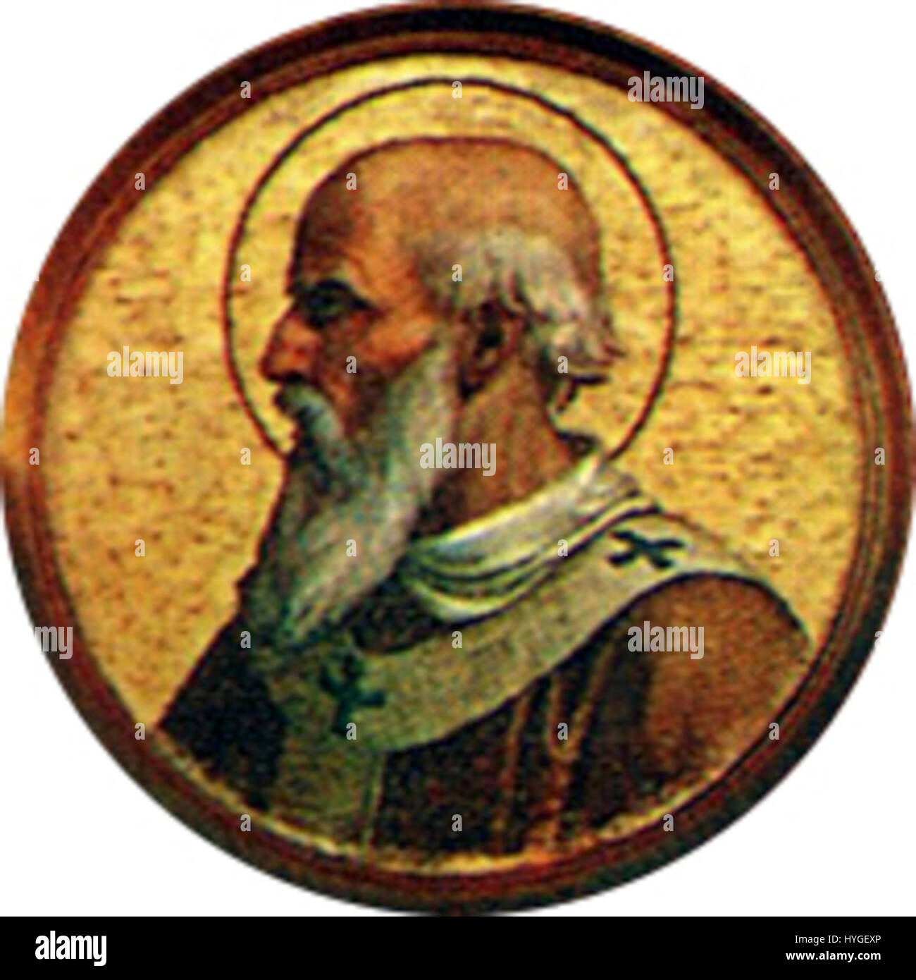 The image titled 'Leo II' portrays a historical figure, possibly a ...