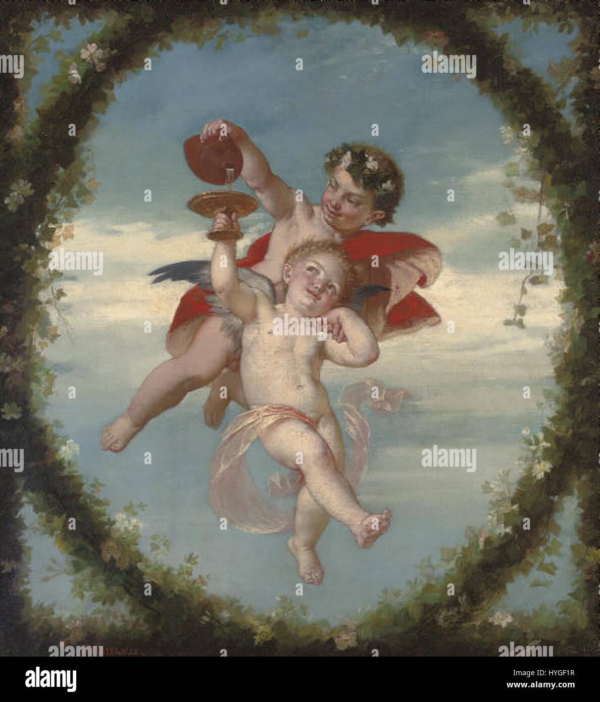 'An Allegory of Plenty' by Mazerolle is an artistic representation ...