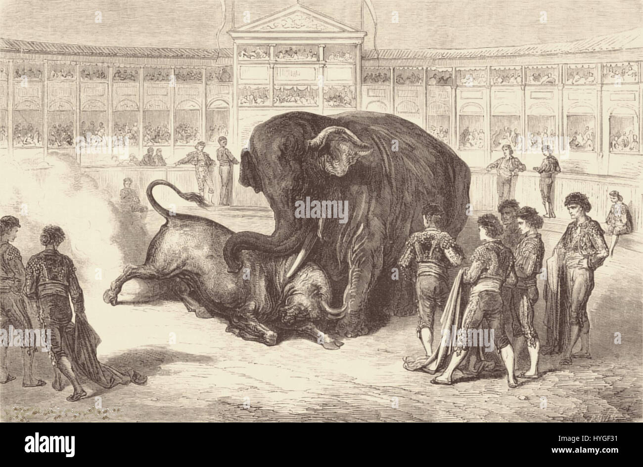 'Madrid 1863' by Gustave Doré is an engraving that captures the ...