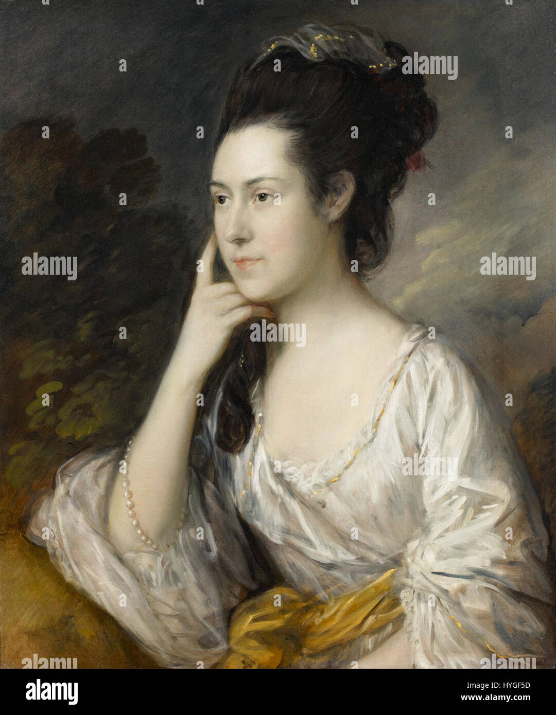 Thomas Gainsborough's portrait of Lady Chad captures the elegance and ...