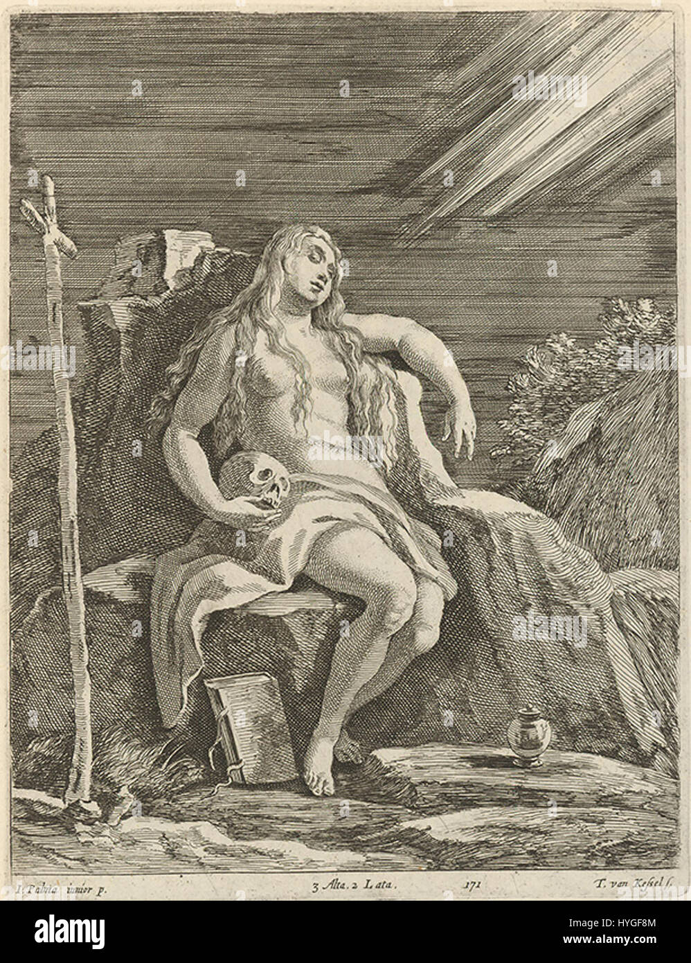 'Mary Magdalene' by Theodor van Kessel portrays the biblical figure in ...