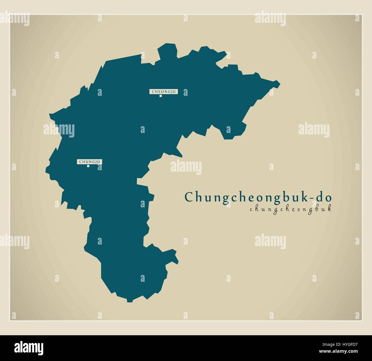 Maps of south korea Stock Vector Images - Alamy