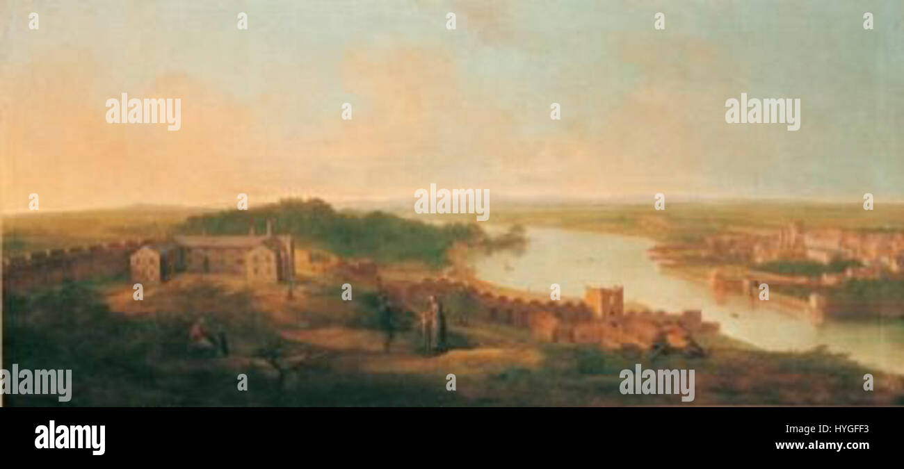 View of Drogheda from Millmount, by Gabriele Ricciardelli c.1753 Stock ...