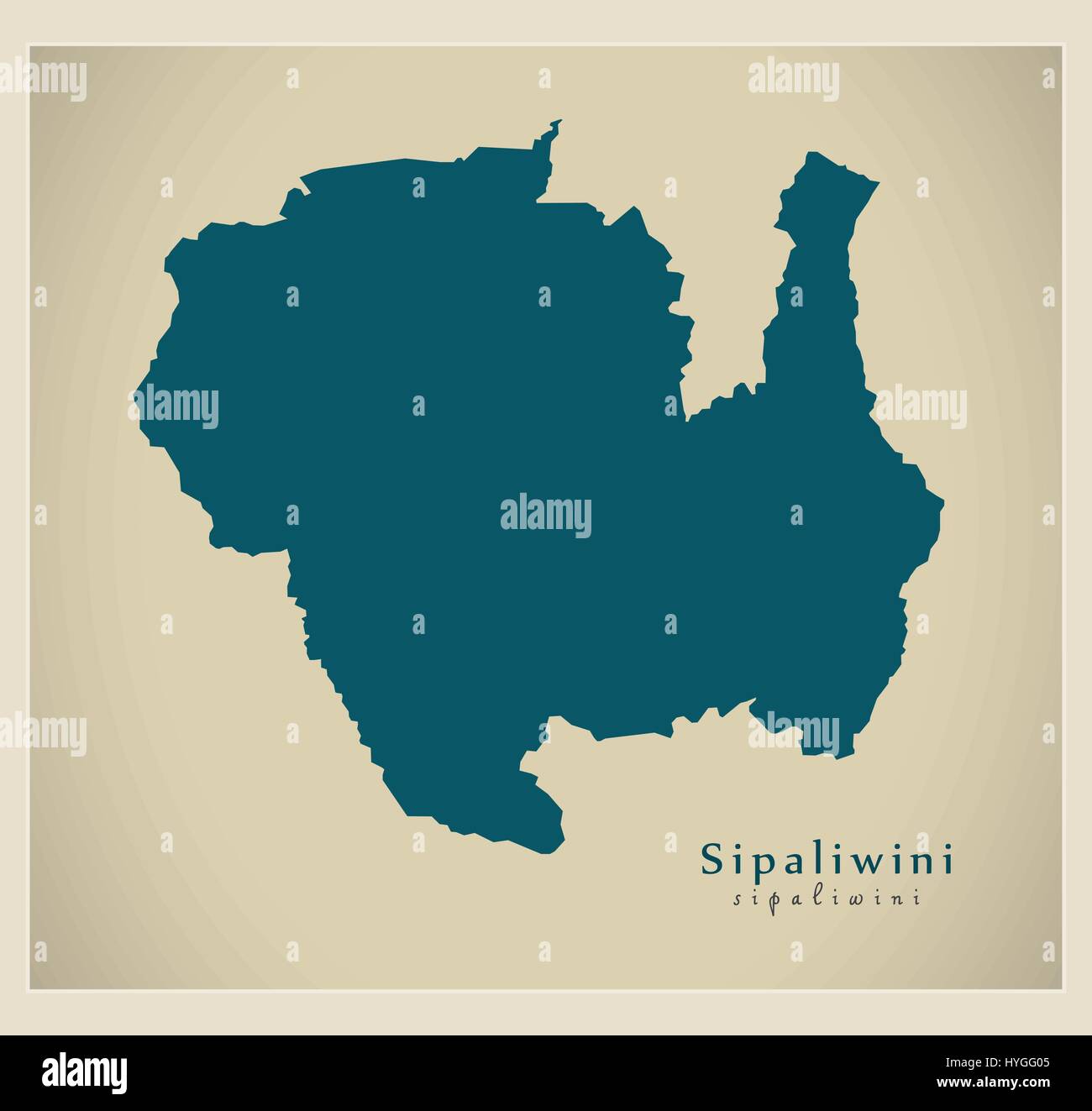 Modern Map - Sipaliwini SR Stock Vector Image & Art - Alamy