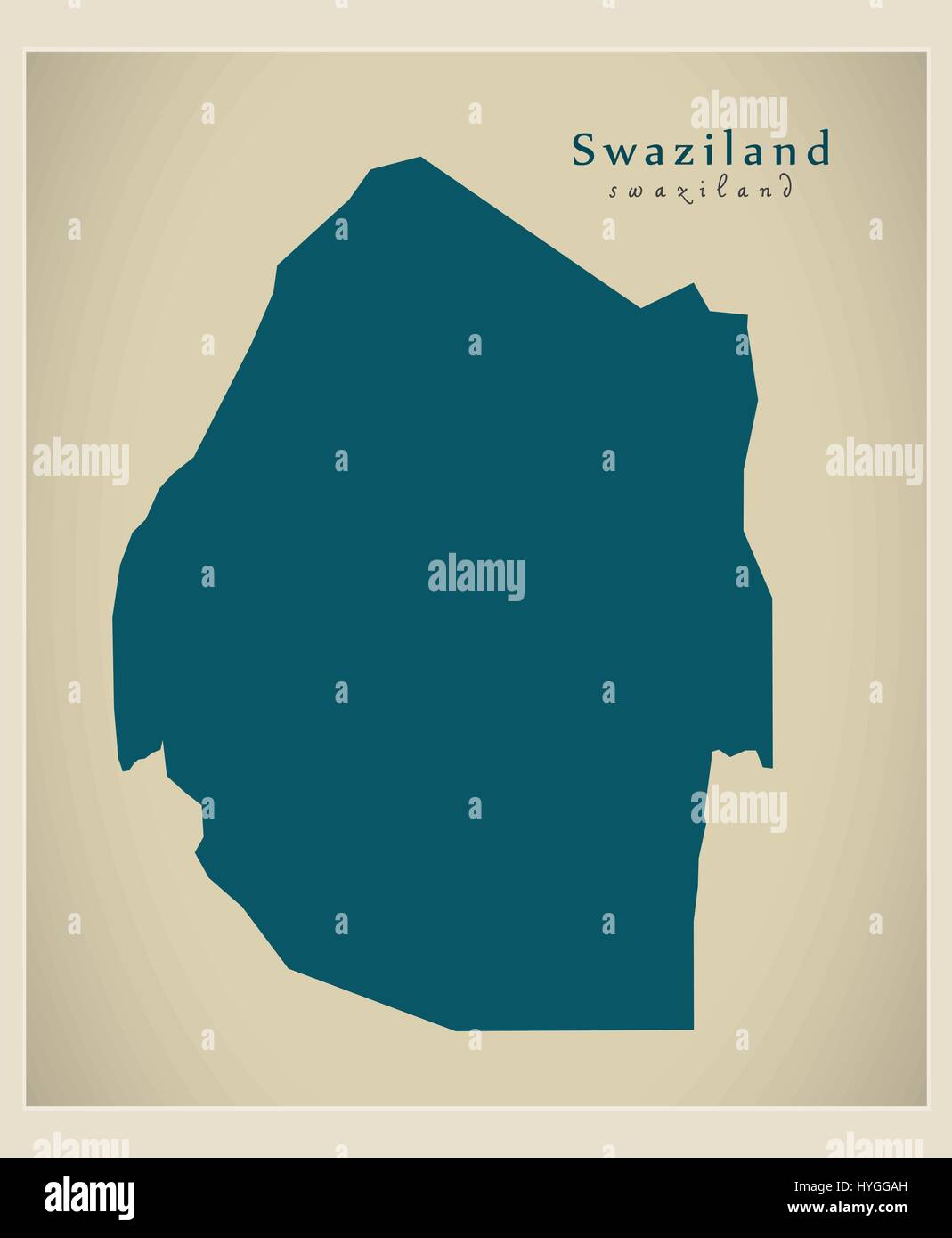 Mbabane shape map hi-res stock photography and images - Alamy