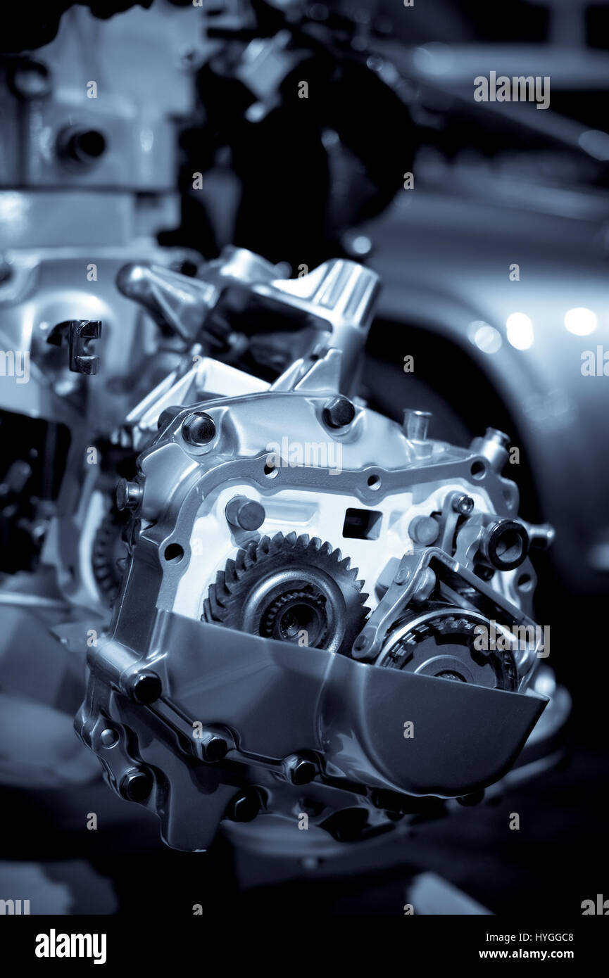 cross section of engineering parts used in the automotive industry ...