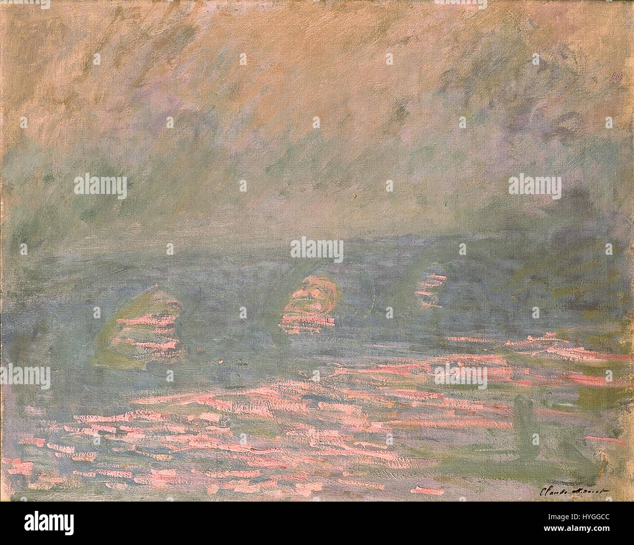 'Waterloo Bridge' by Claude Monet is part of his renowned series of ...