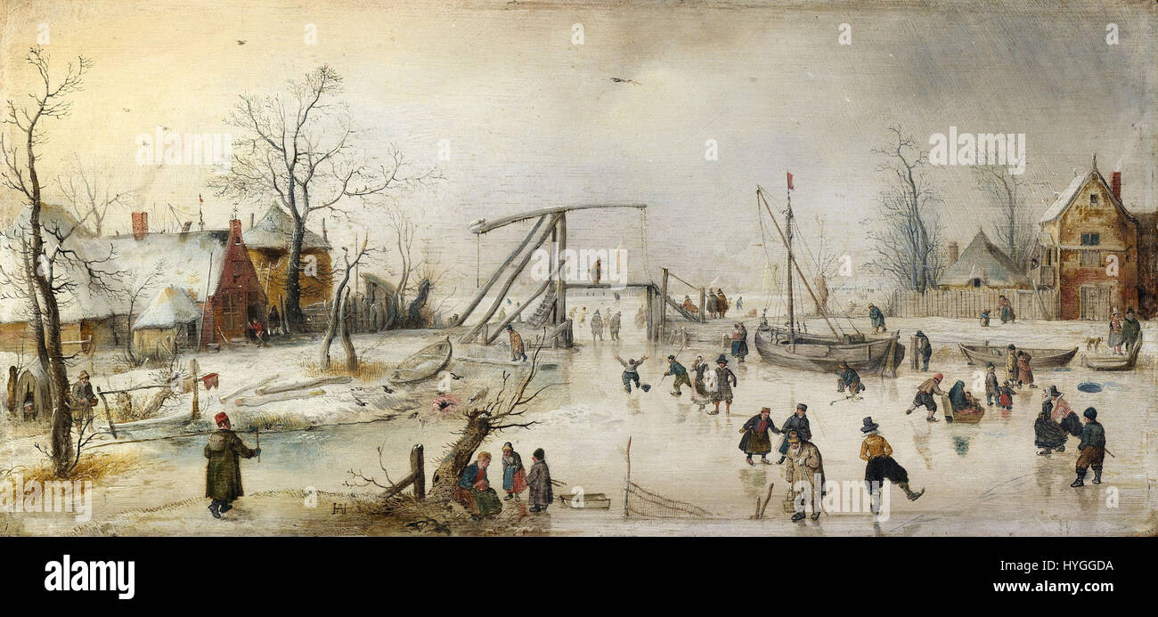 Hendrick Avercamp, a 17th-century Dutch painter, is known for his ...