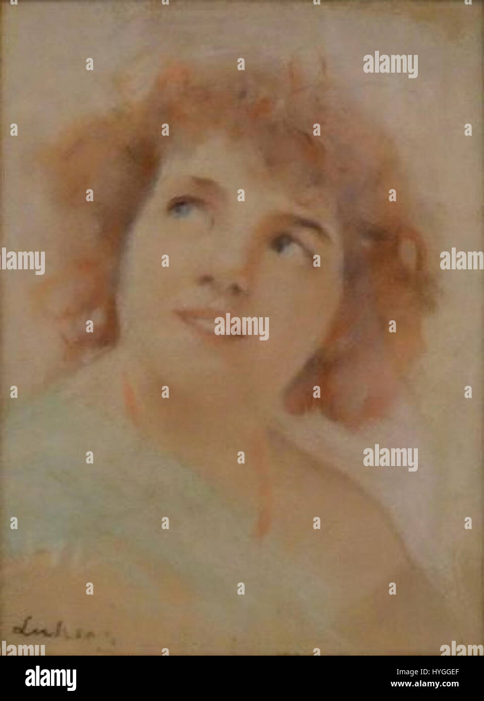 'Portret de fata' by Stefan Luchian is a portrait painting, showcasing ...