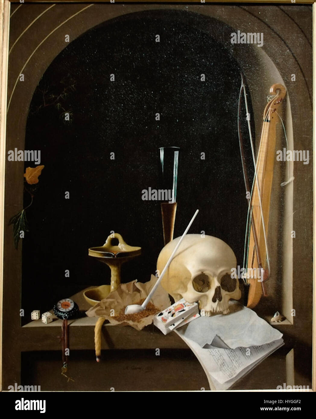 Adriaan Coorte’s *Vanitas* painting from 1688 is a masterful still life ...
