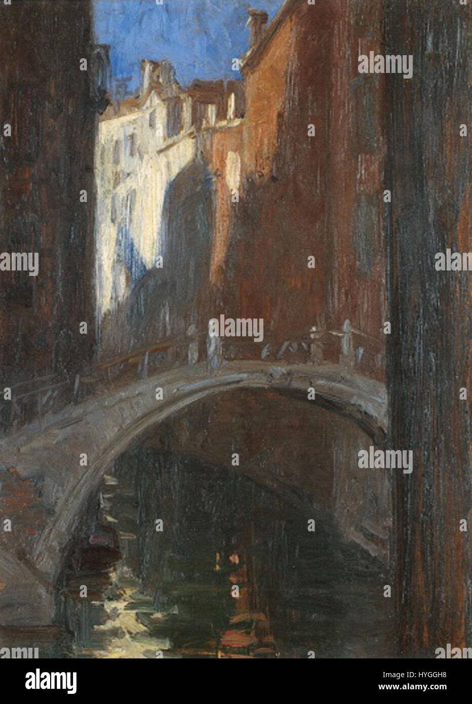 Venetian Scene by Fujishima Takeji (Seki Art Gallery Stock Photo - Alamy