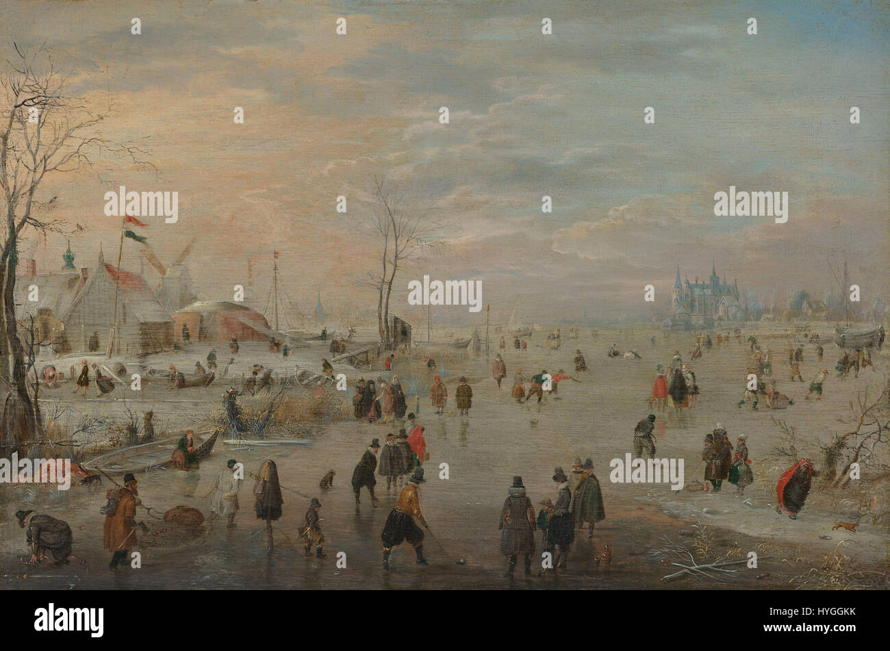 This piece, held in the Rijksmuseum's collection, depicts an ice ...