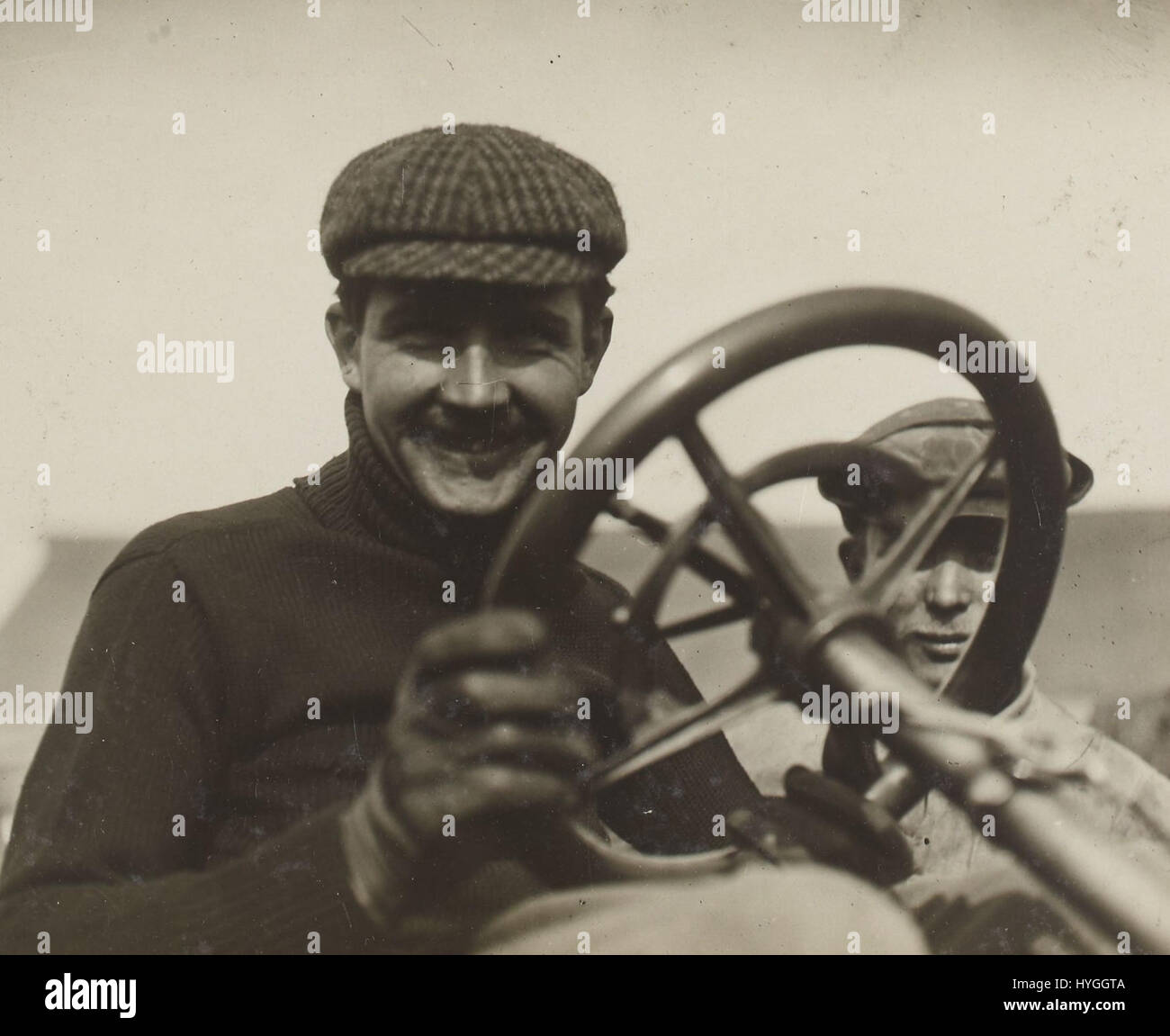 This photograph of Felice Nazzaro in 1907 shows the renowned Italian ...