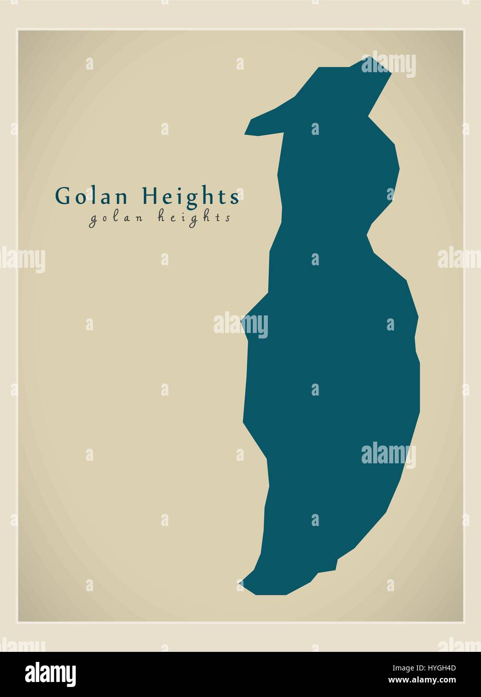 Golan map hi-res stock photography and images - Alamy