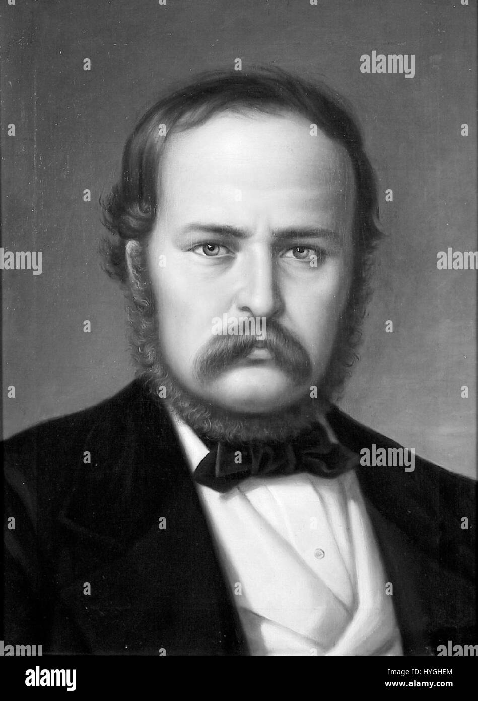 The portrait of Andrei Muresanu by Misu Popp captures the Romanian poet ...