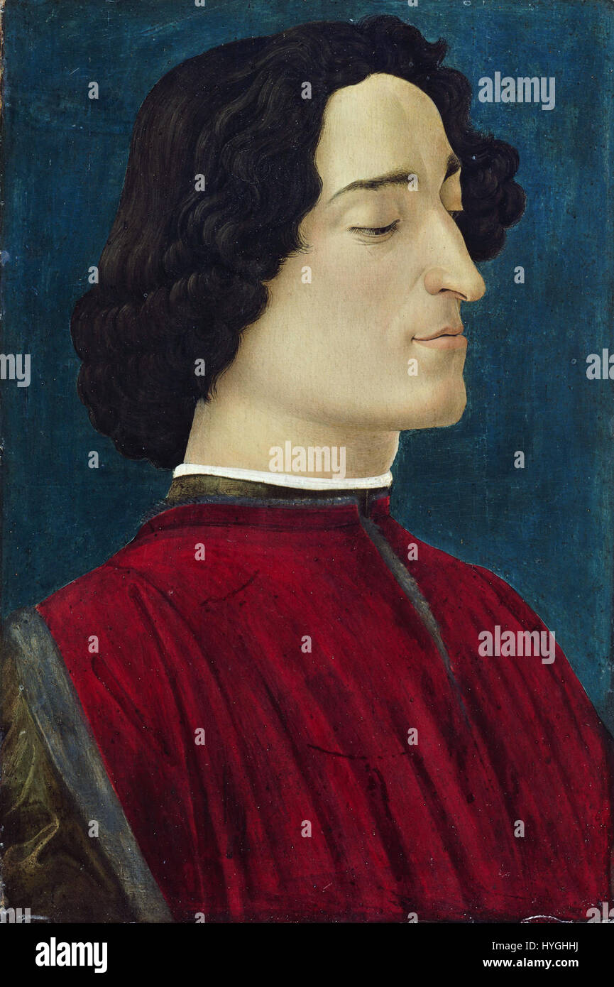Sandro Botticelli’s portrait of Giuliano de' Medici, a member of the ...