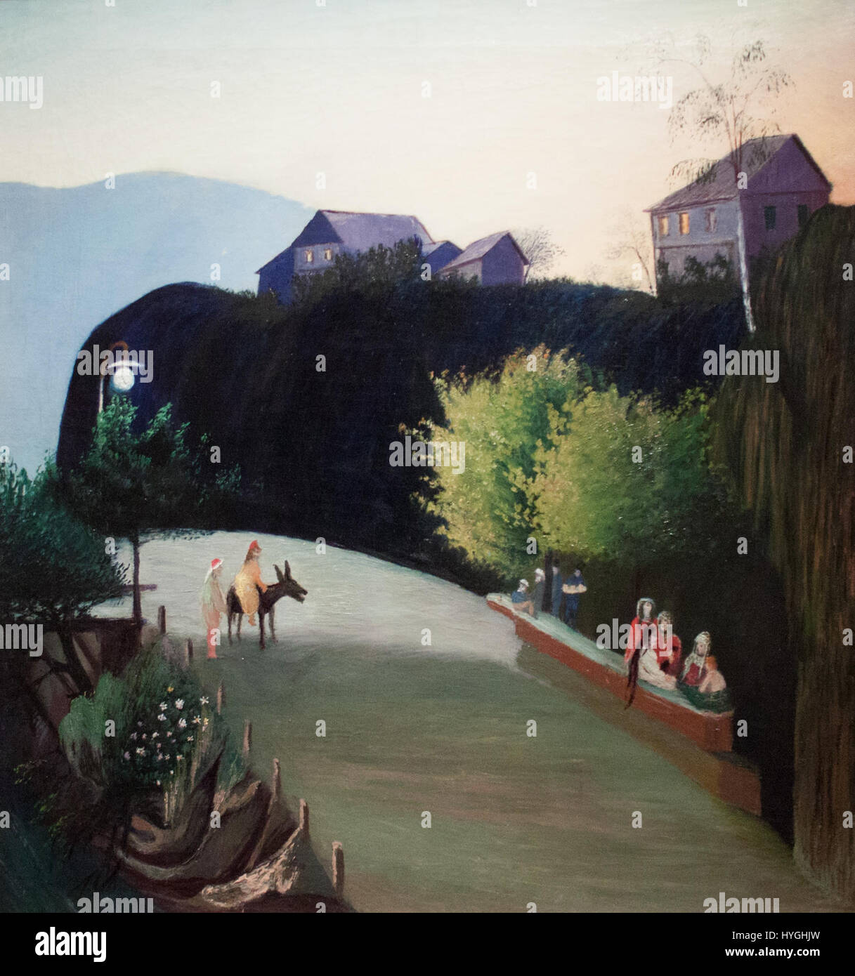 ‘Trees in Electric Light at Jajce’ is a stunning portrayal of trees ...