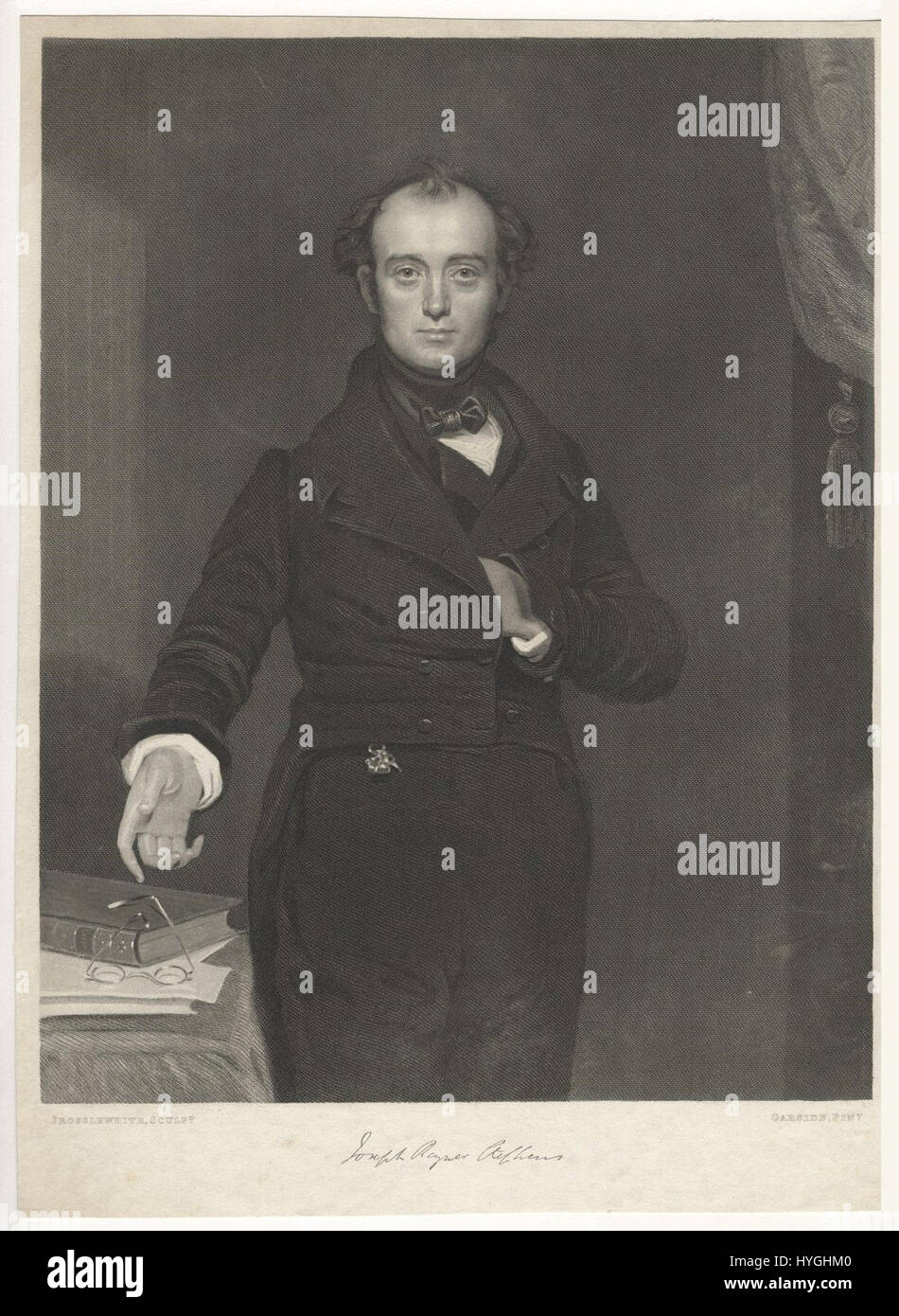 This portrait of Joseph Rayner Stephens, created by James Posselwhite ...