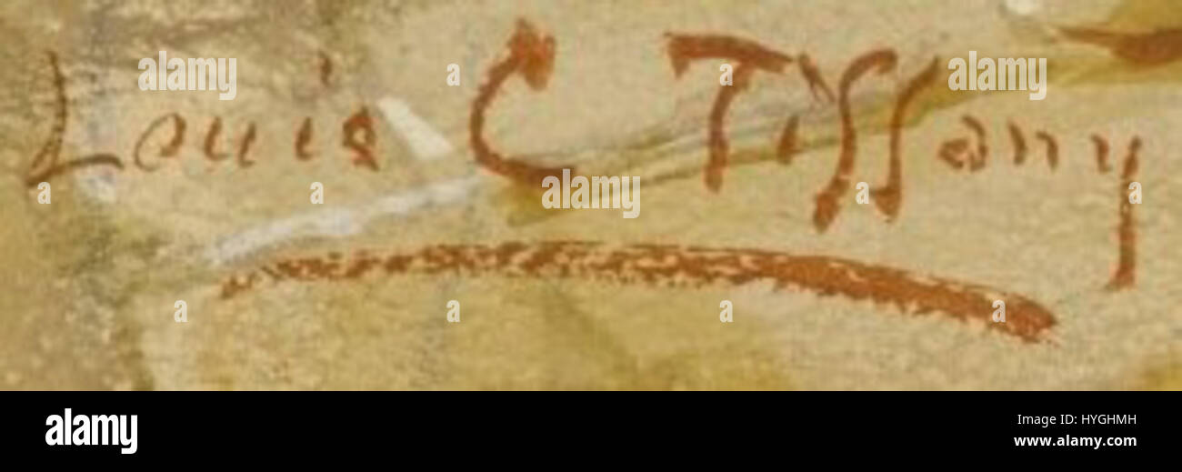 Louis comfort tiffany hi-res stock photography and images - Alamy