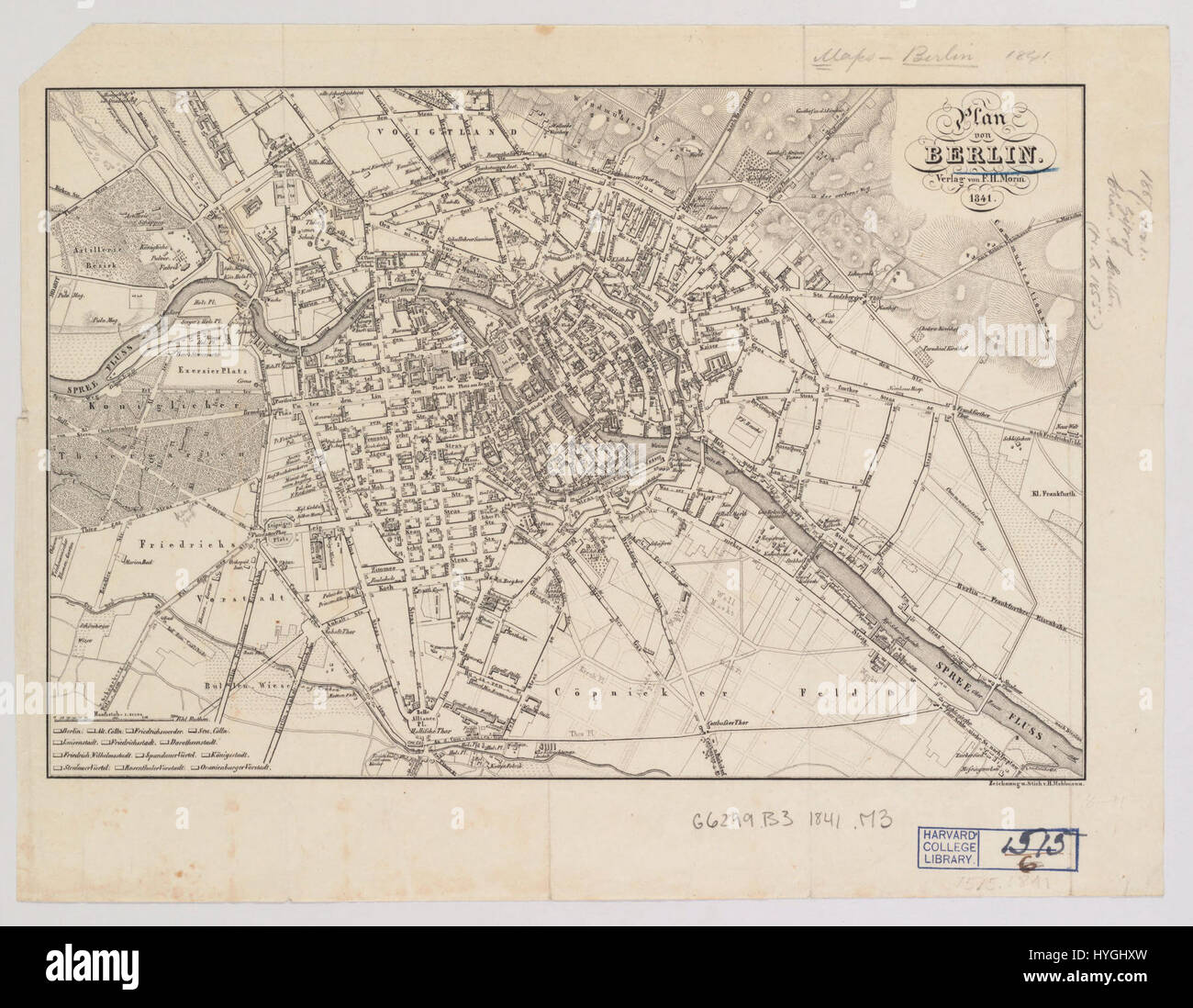 Old berlin plan hi-res stock photography and images - Alamy