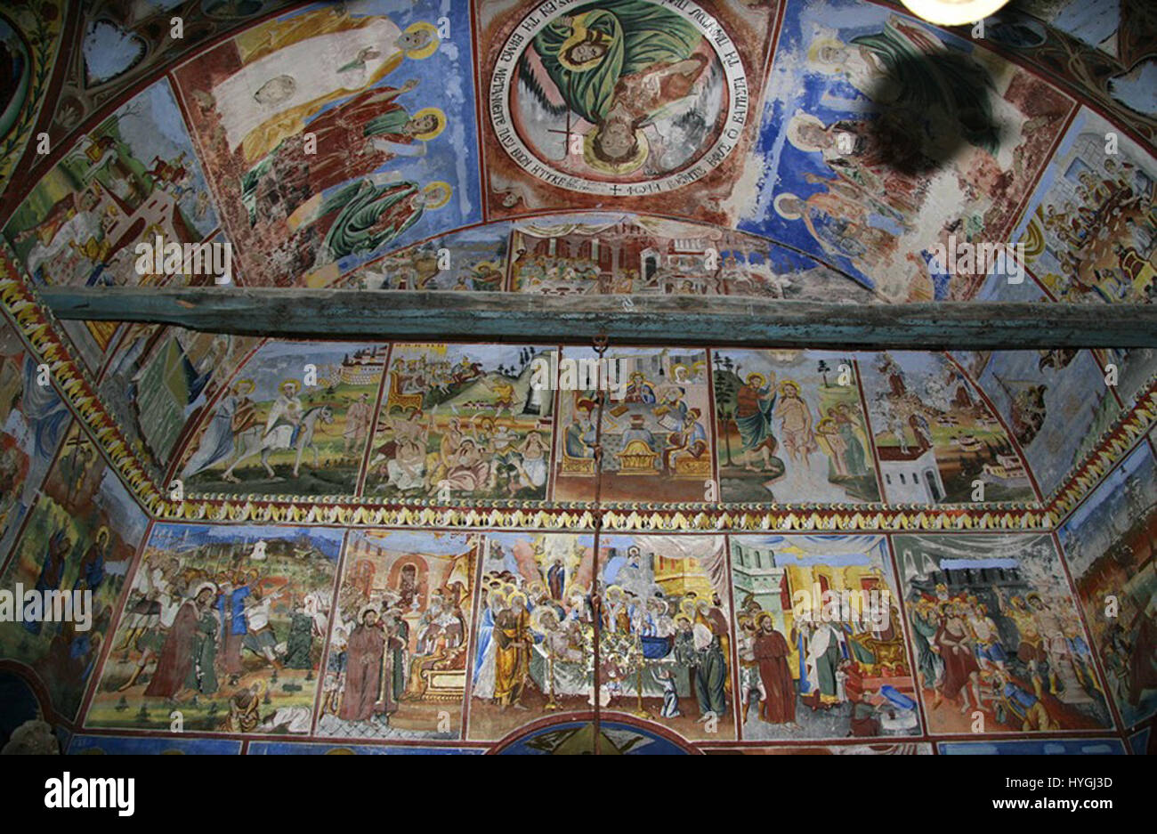 The 'Saint Demetrius Panorama Kalapot Fresco 09' depicts the martyrdom ...