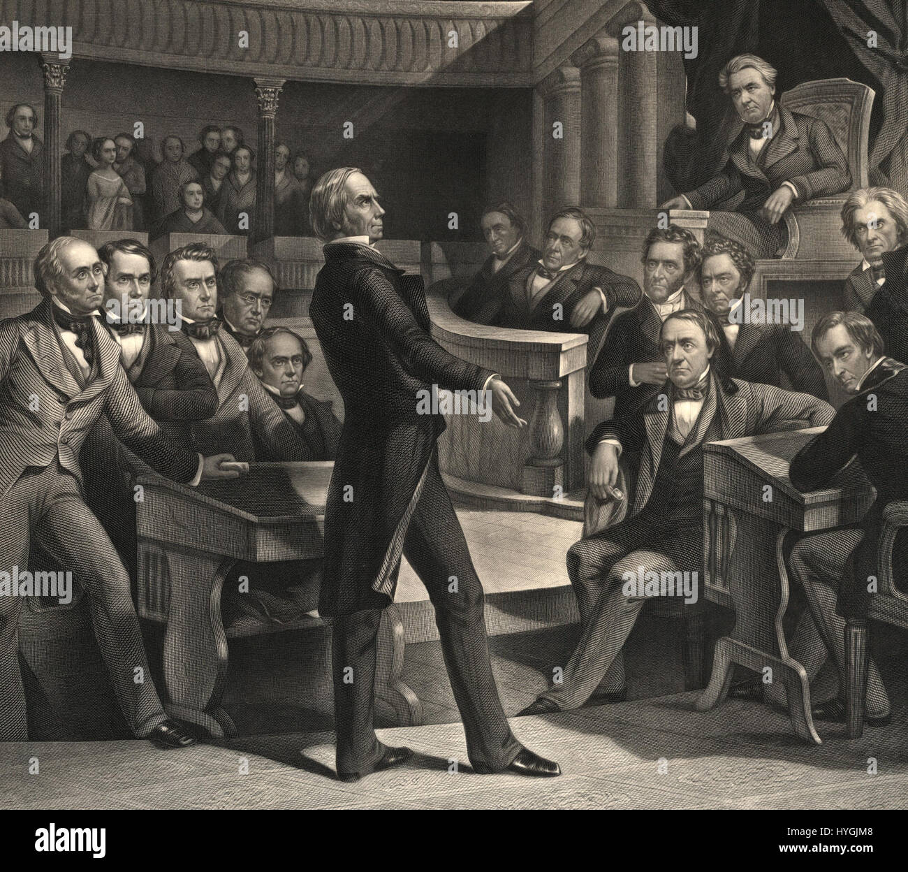 Henry Clay Senate3 crop Stock Photo - Alamy